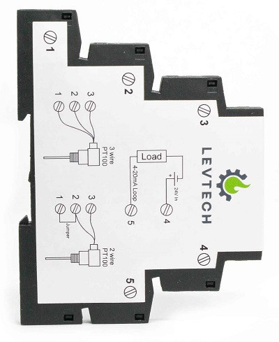 Convertor PT1000 la 2 - 10 V, Levtech LSP-TST-000-210