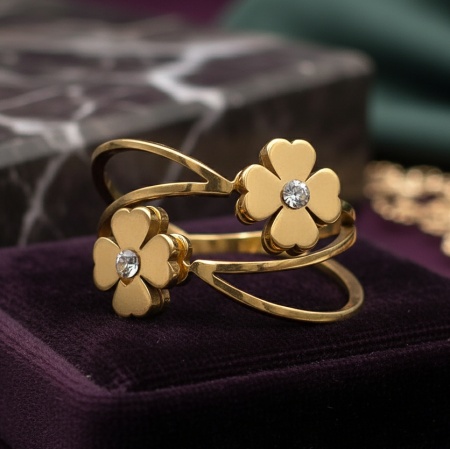 Inel inox cu Zirconii - IND1459