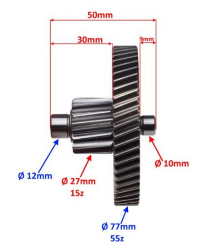 Tuning kit for Piaggio Liberty Vespa 50CC
