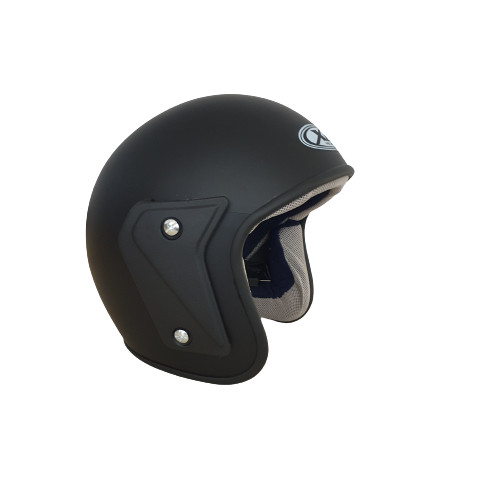 Casca scuter open face simpla (negru mat)