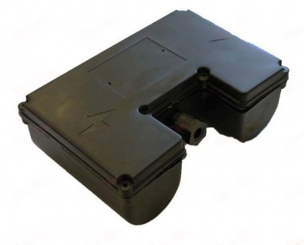 Electric motor capacitor plastic cover