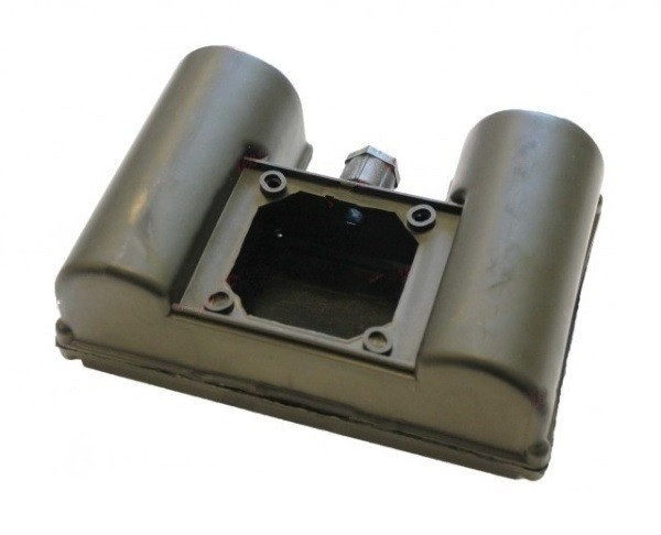Electric motor capacitor plastic cover