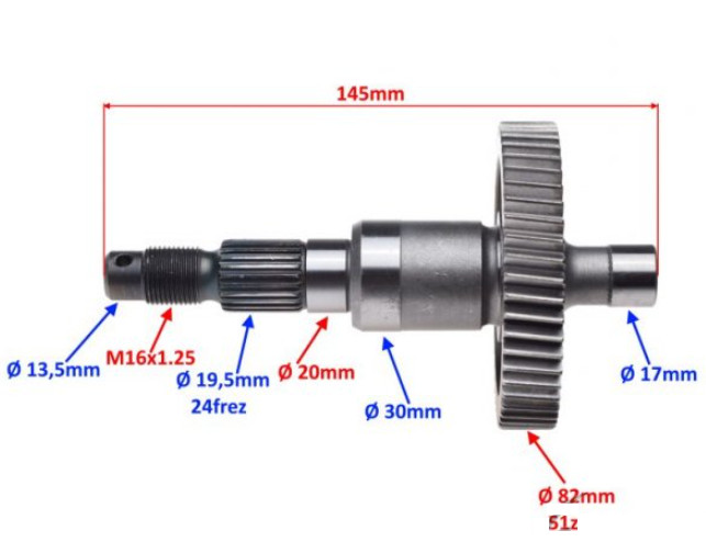 Tuning kit for Piaggio Liberty Vespa 50CC