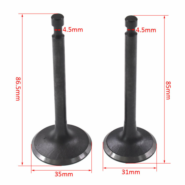 Engine valves for Honda V Twin GX 620, Gx 670