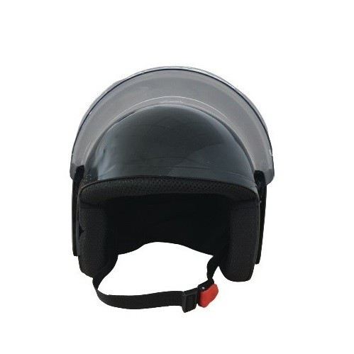Scooter helm Open Face simple (glossy black)