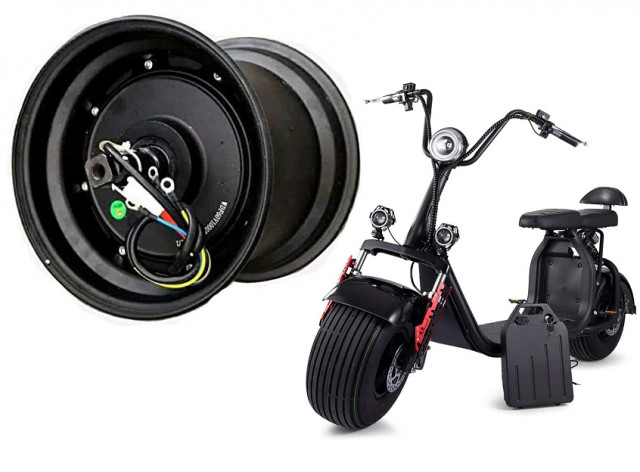 Motor for electric scooter City Coco 1500w, 60V (without rubber)