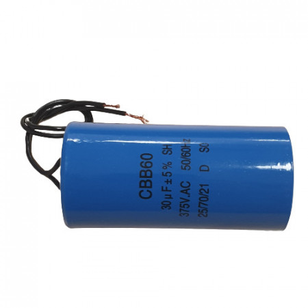 Electric engine starting capacitor (CBB60 375V 50/60Hz 30uf)