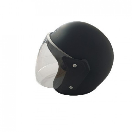 Scooter helmet Open Face (simple, black)