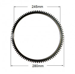 Flywheel toothed crown for diesel engine 186F