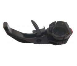 Throttle lever for tiller with built-in button - 26mm