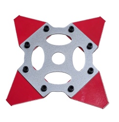 Disc motocoasa cu 4 cutite (zimtate)