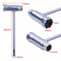 Chainsaw spark plug key package