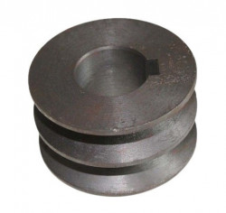 Electric motor double pulley 24mm x 77mm