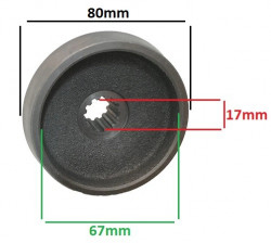 Lower conical clutch for tiller / cultivator Ruris R550H, R650H R650L