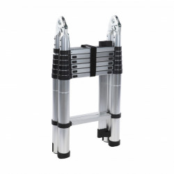 Double telescopic ladder 4.4m - 14 steps
