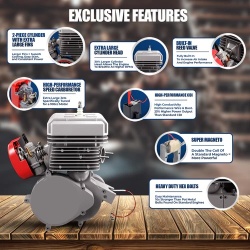 Bicycle cyliner set 100cc 2T (New generation)