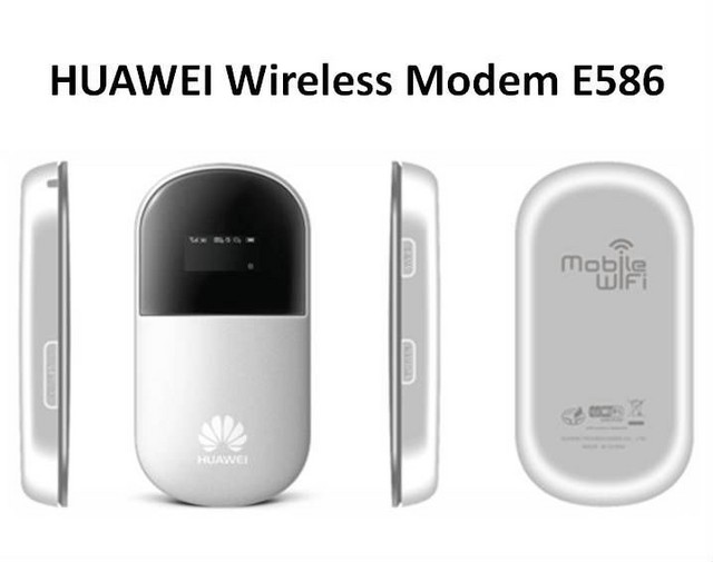 Router/Modem 3G HUAWEI E586 HSPA+ WiFi 21Mbps decodat Airnet 3.0