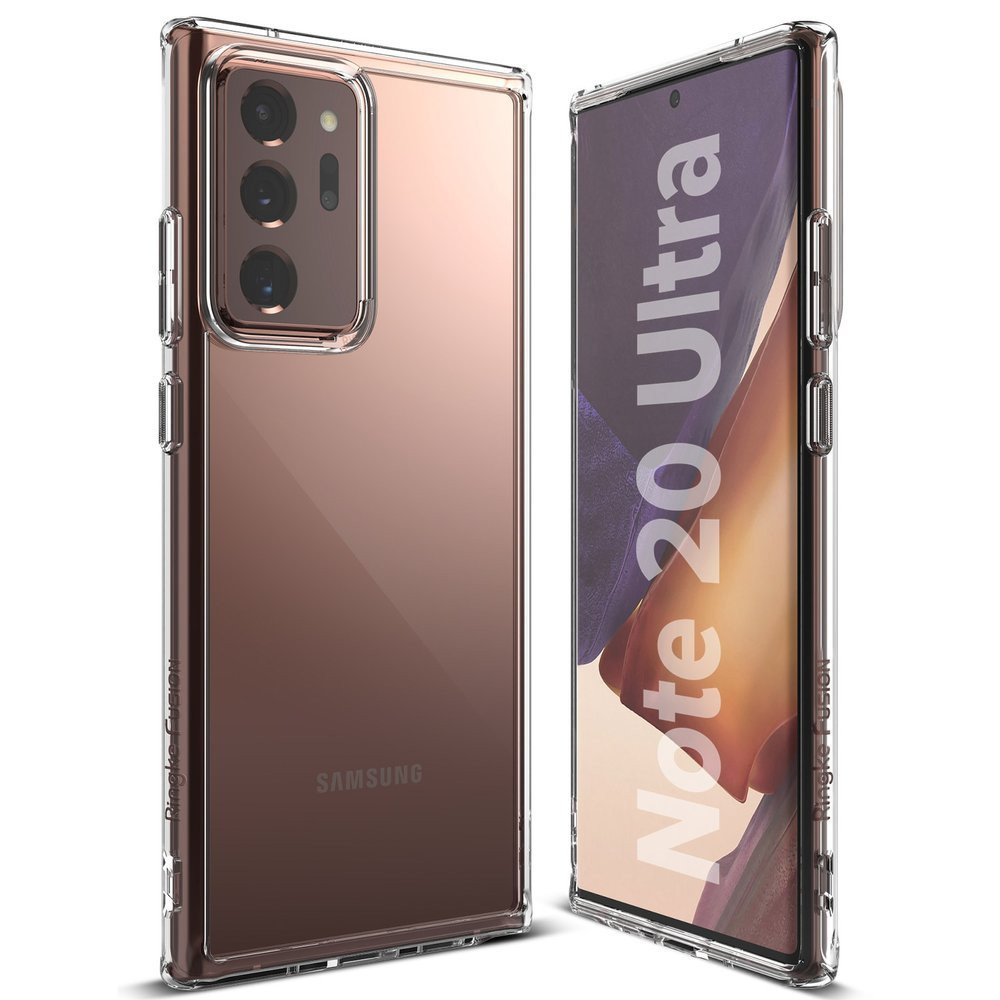 Husa telefon Samsung Galaxy Note 20 Ultra 4G / Note 20 Ultra 5G - Ringke Fusion - Clear