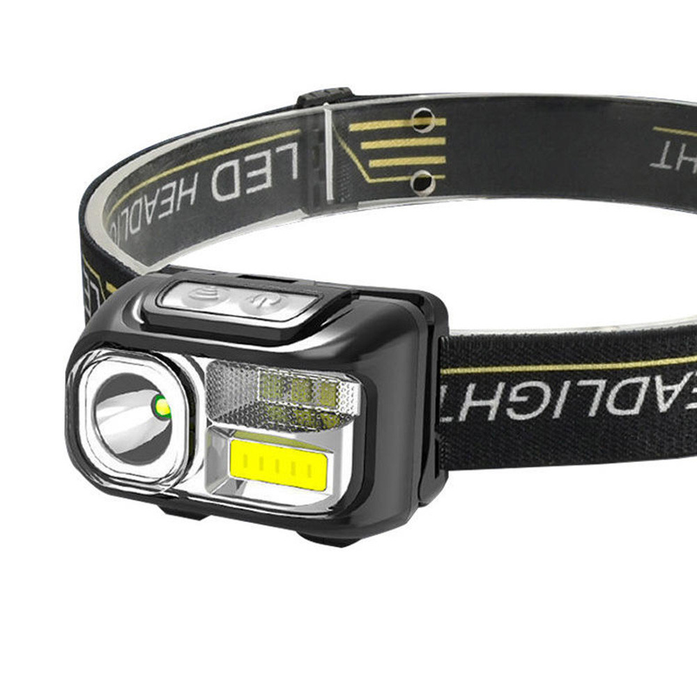 Lanterna Cap XPG, COB, LED, 5 Culori - Techsuit (HL-B-02) - Black