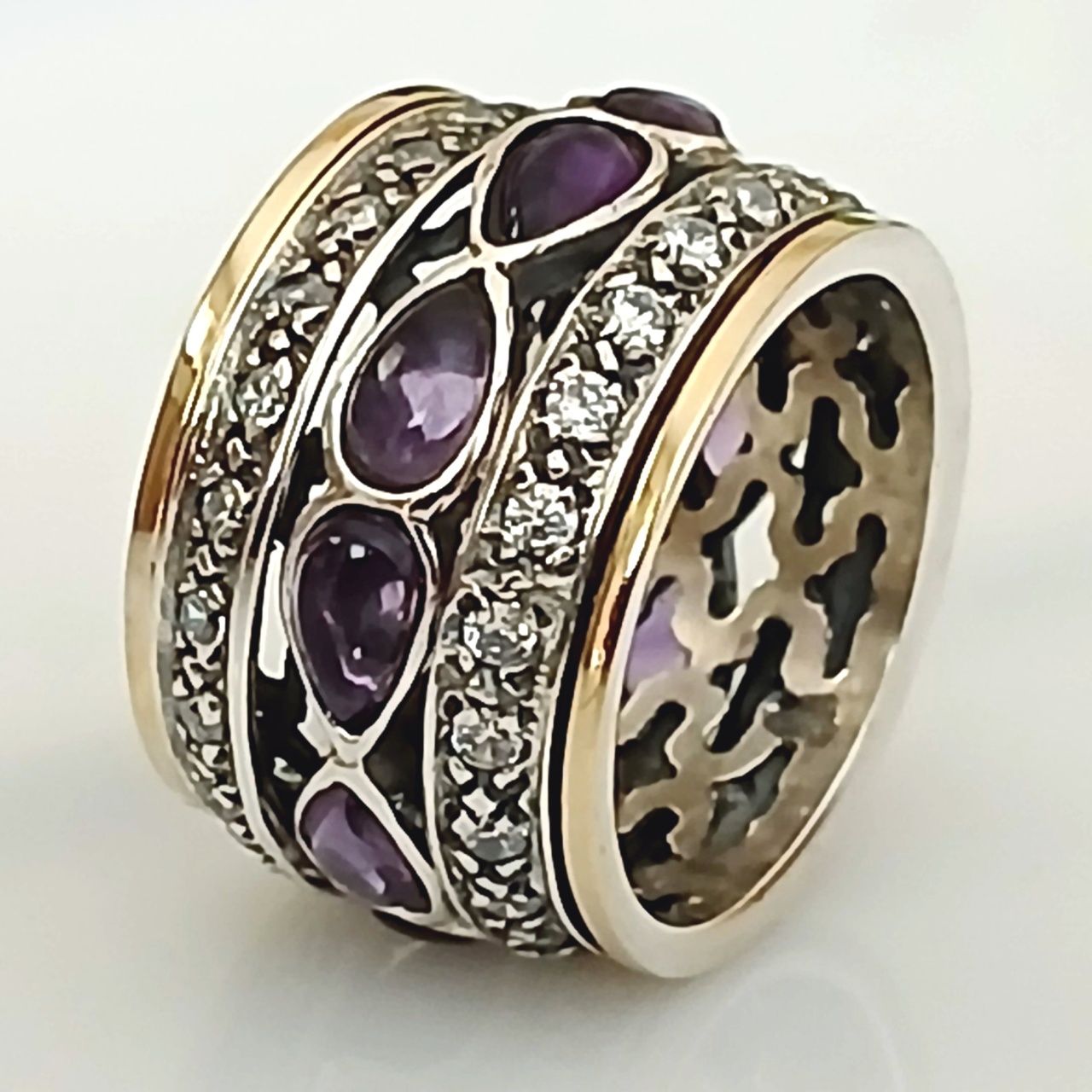 Argint cu aur - Bijuterii online-REGAL GOLD