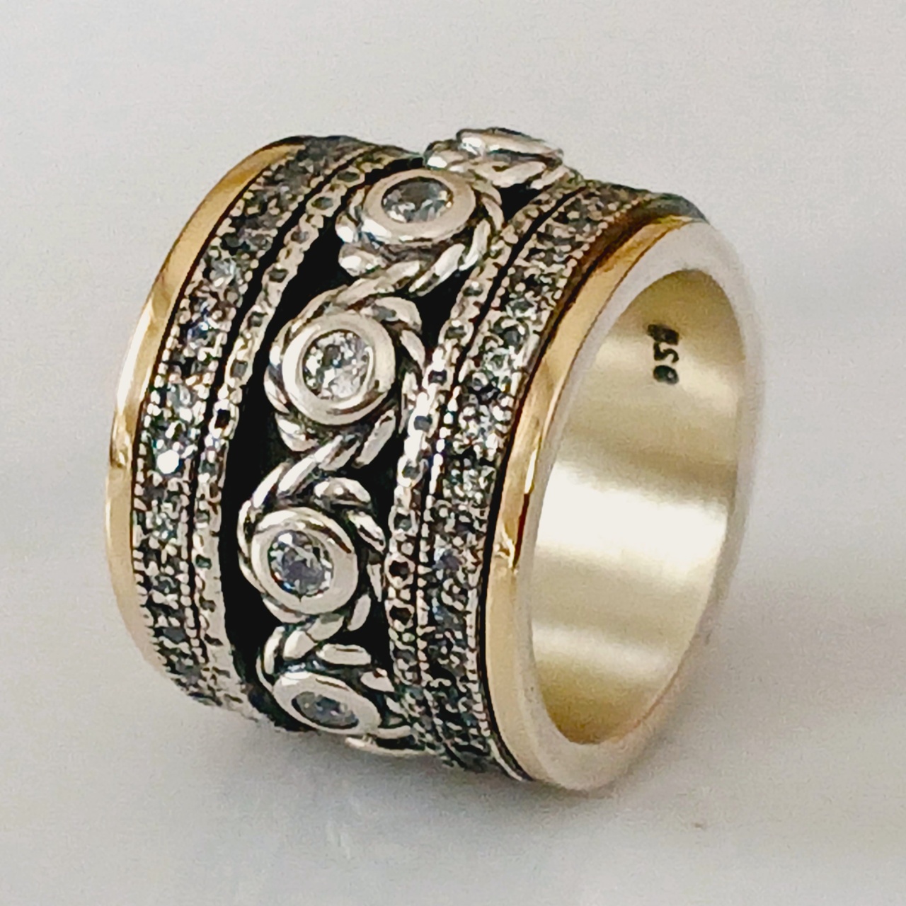 Argint cu aur - Bijuterii online-REGAL GOLD