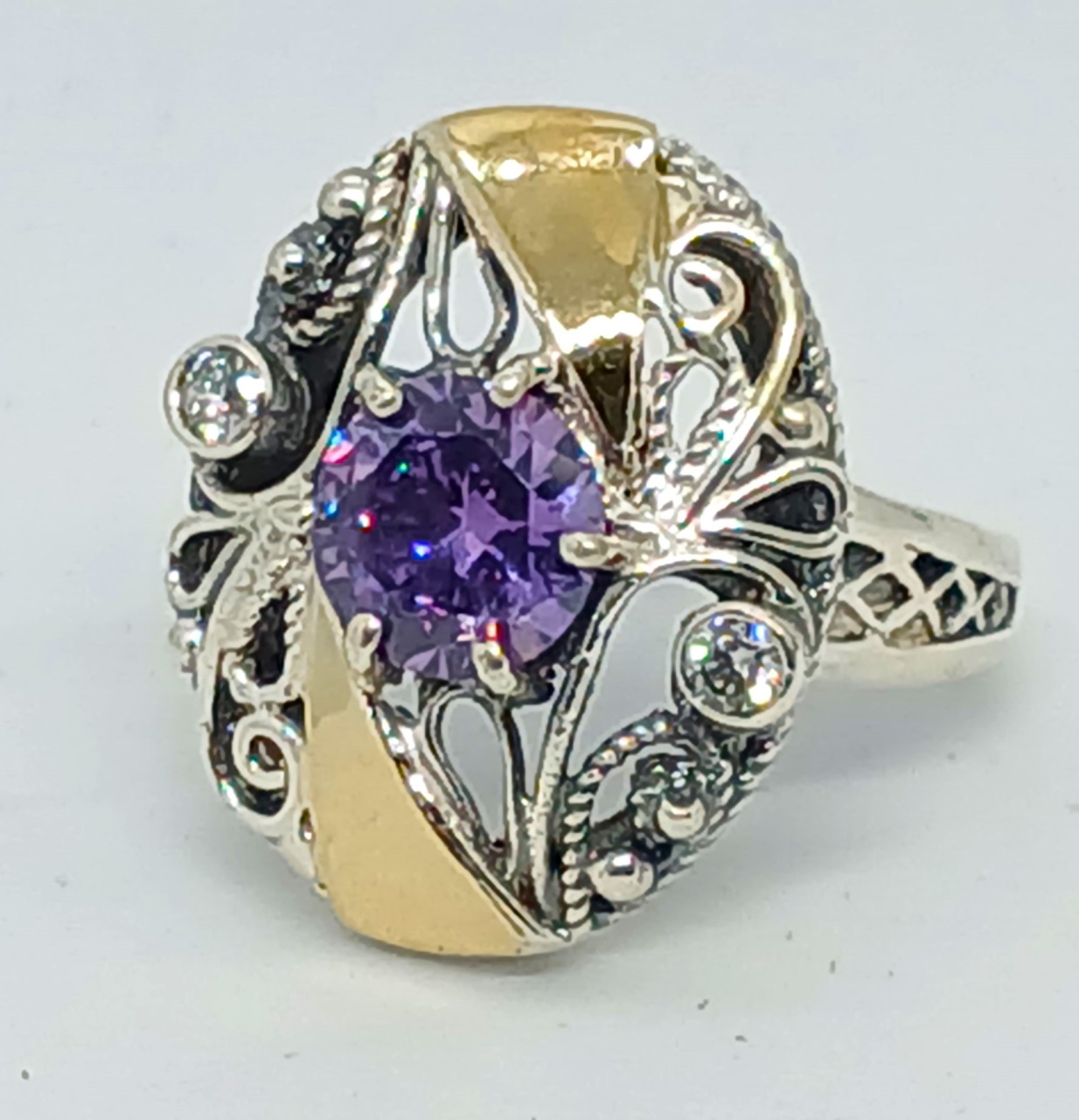 Argint cu aur - Bijuterii online-REGAL GOLD