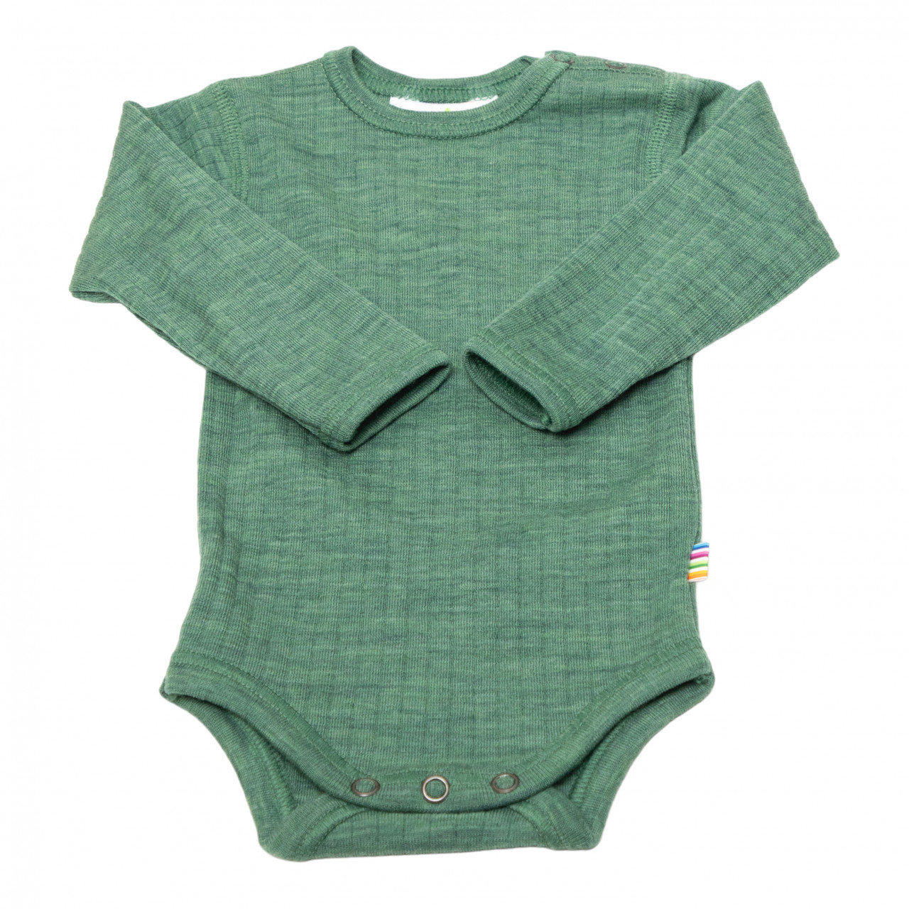 Body lână merinos Joha - Basic Green
