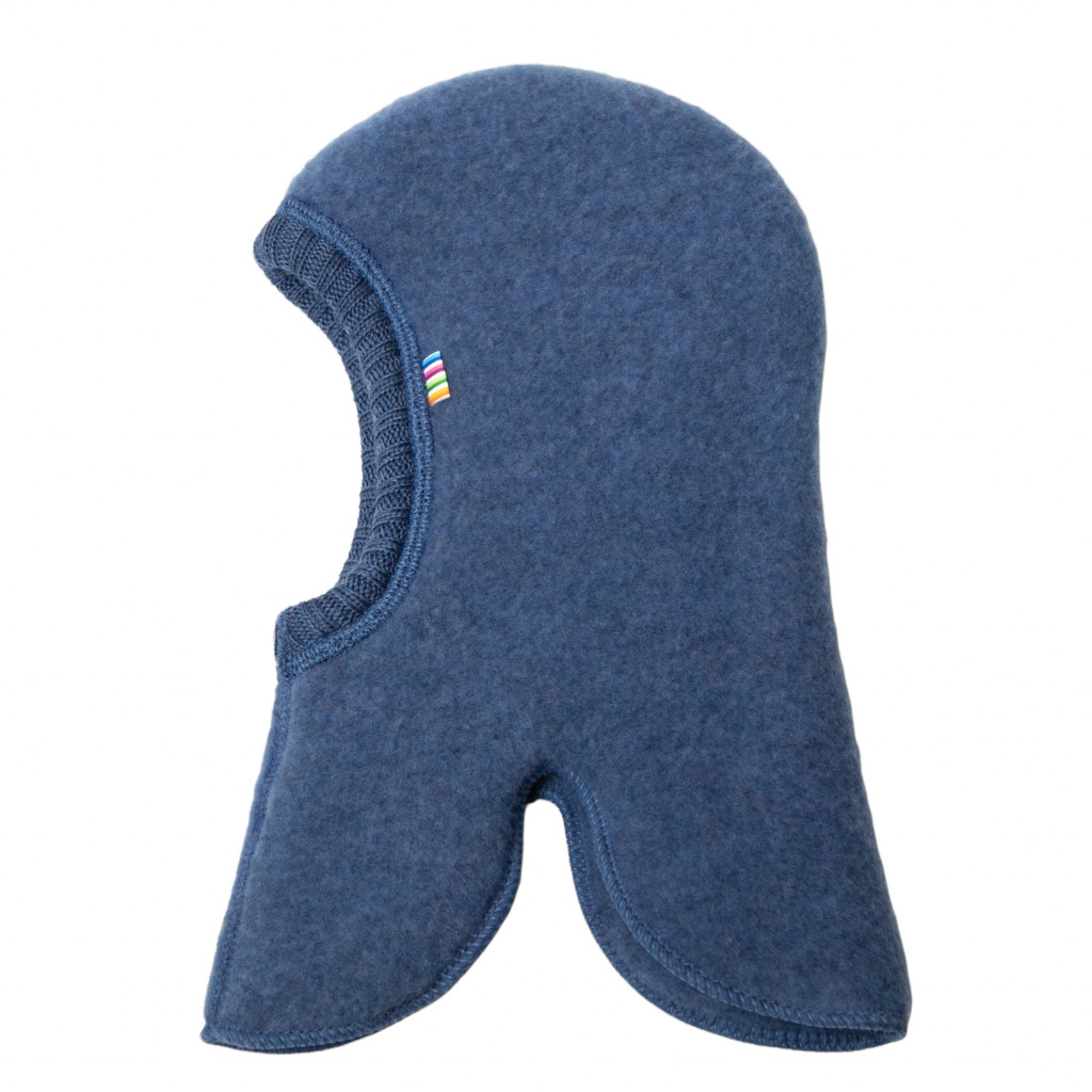 Cagula dublata Joha fleece lână merinos - Basic Blue Melange