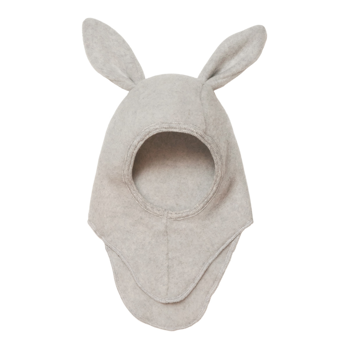 Cagulă lână merinos fleece Huttelihut - BunBun Light Grey Melange