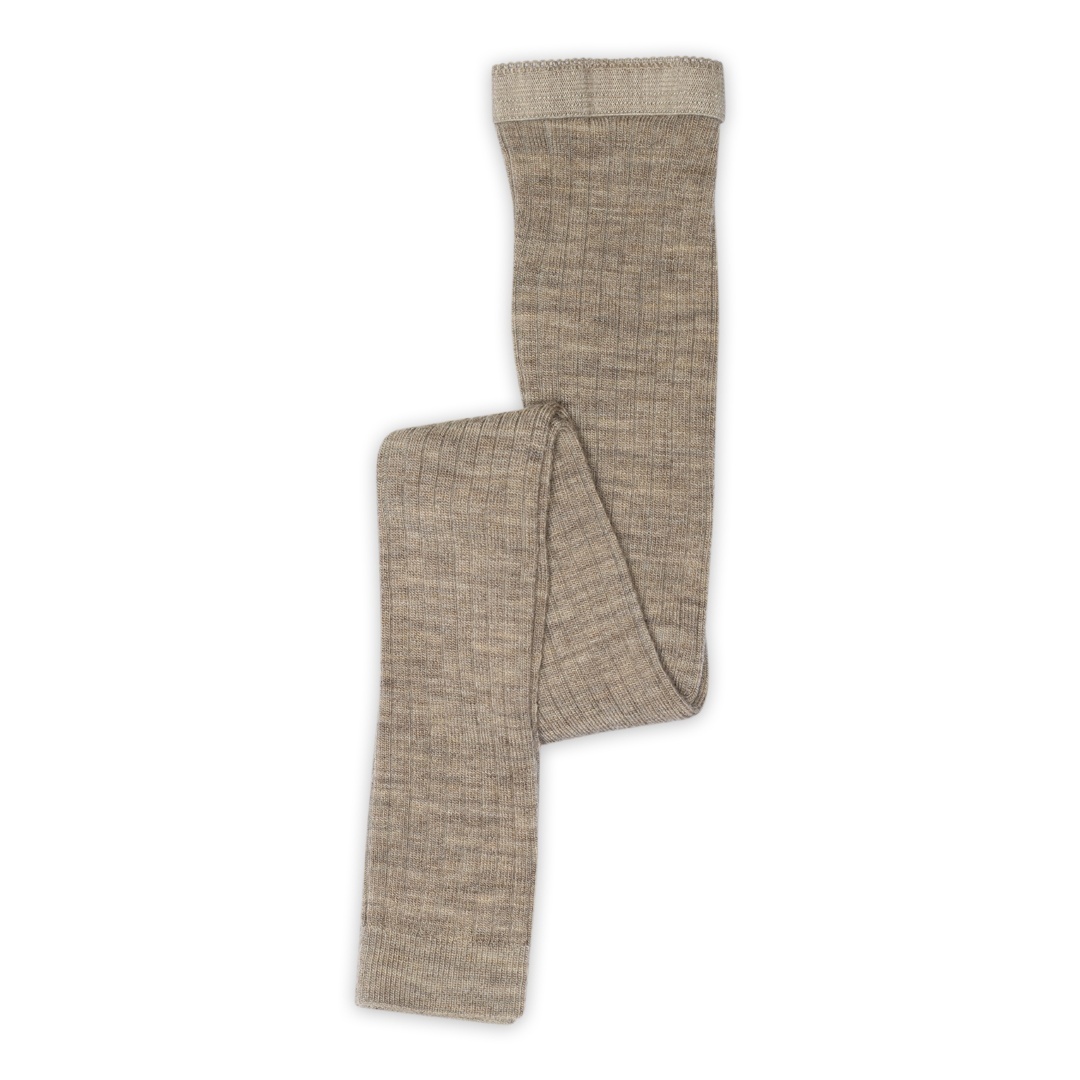Dres - colant din lână merinos mp Denmark - Rib Light Brown