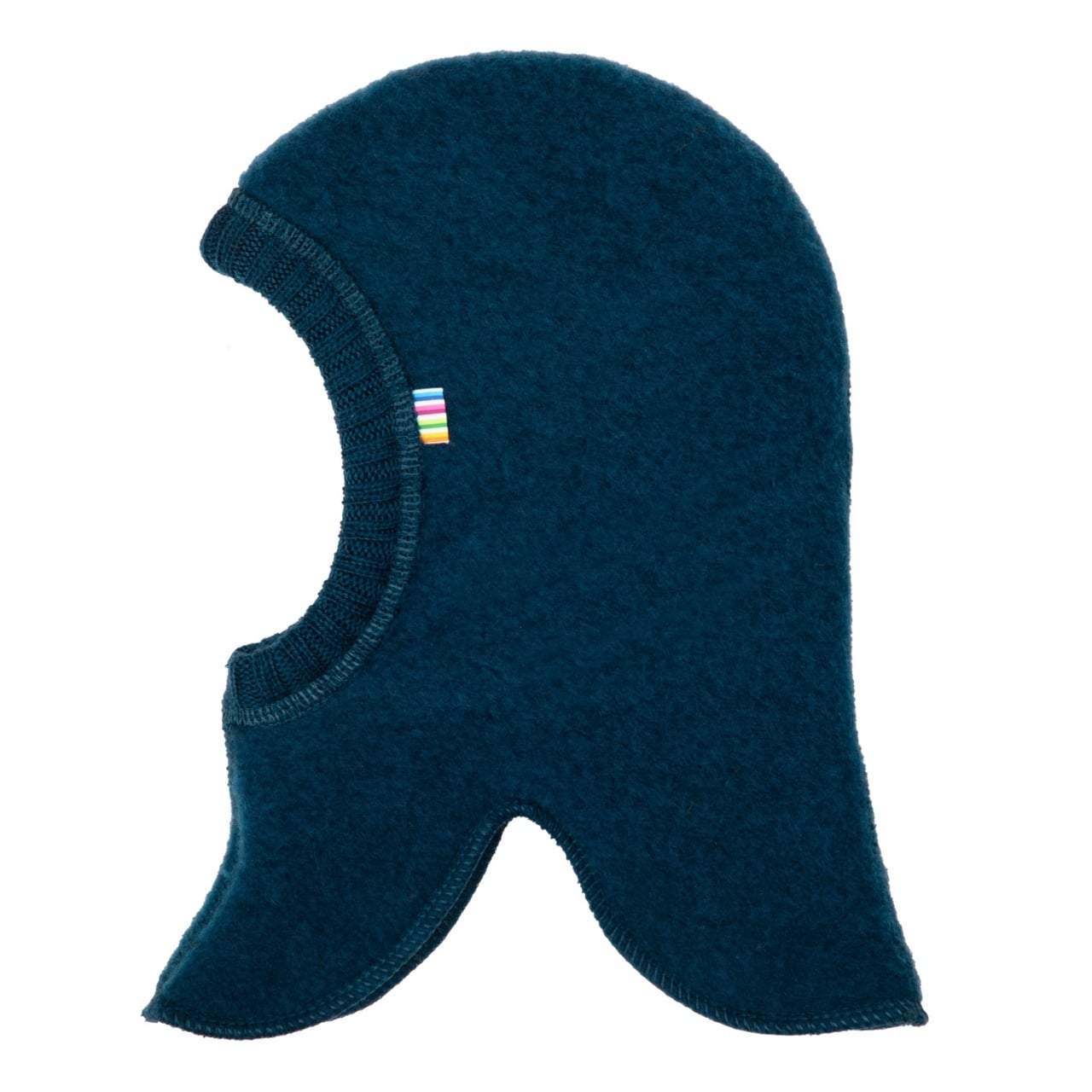 Cagulă dublată lână merinos fleece Joha - Dark Turquoise