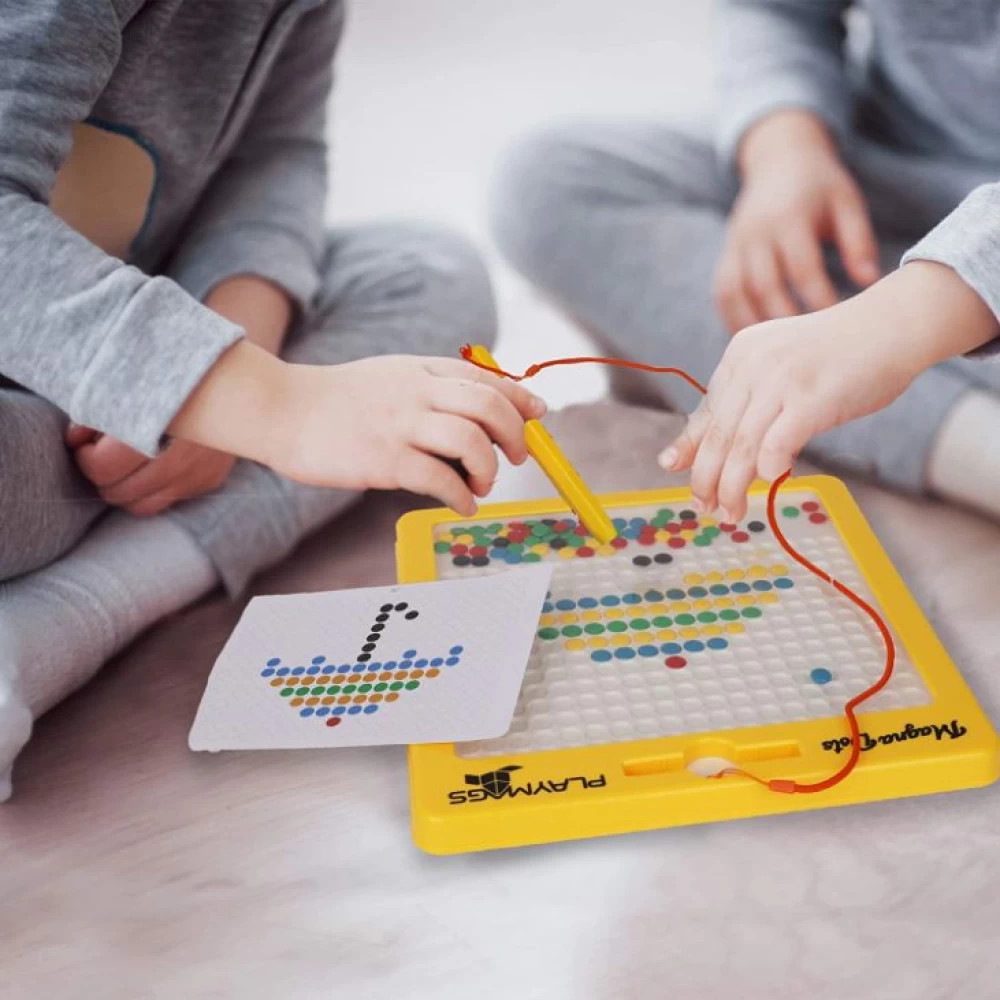 Tablă Magnetică de Desenat - Playmags Magna Dots (Large)