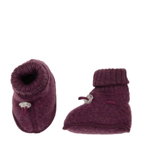 Botosei lână merinos fleece Joha - Plum