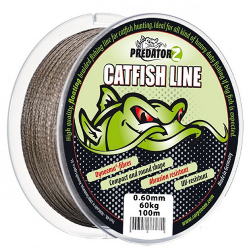 Fir textil Predator Z Catfish maro 100m Carp Zoom