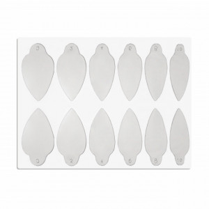 Sabloane pentru tipsuri reutilizabile French ST012-1