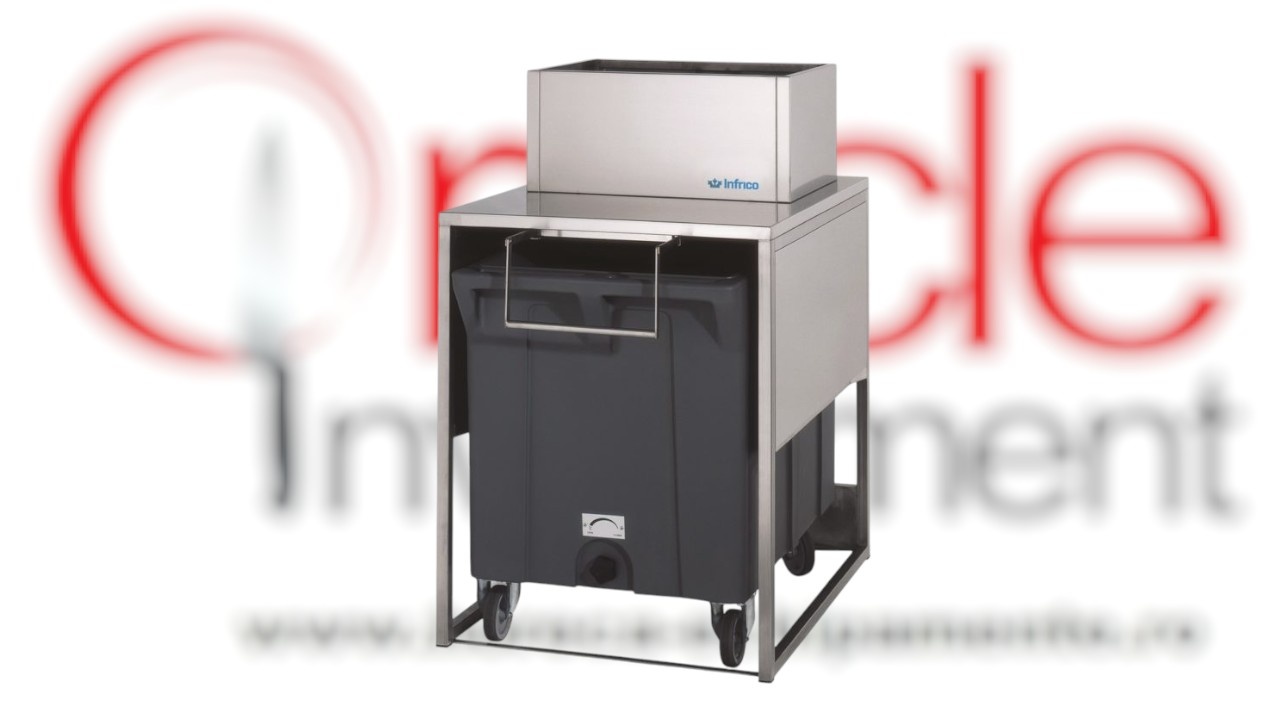 Dulap de păstrare pentru mașina de făcut gheață, container cu roți Infrico