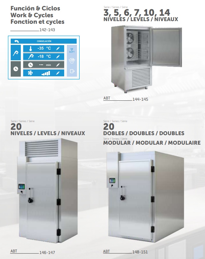 Abatitor / Blast chiller ROLL IN, capacitate 20 tăvi, Infrico