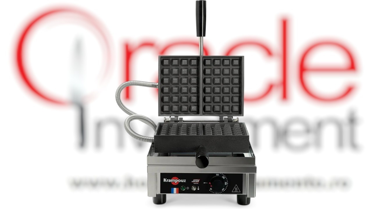 Aparat profesional de vafe 4×6 Liège, 31x26x22h cm