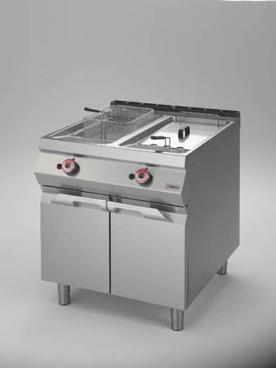 Friteuza pe gaz 19,5+19,5 litri