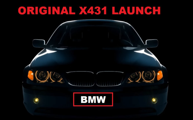 Tester auto profesional BMW, Aparat Original Launch X431 Creader Elite ...