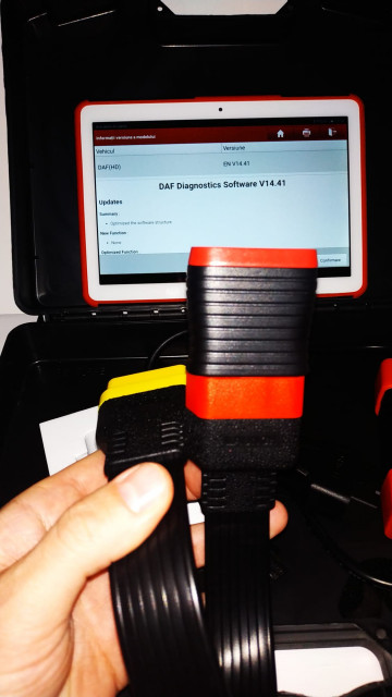 Tester camioane DAF VCI Lite (X431) Professional Truck Diagnose Tool ...