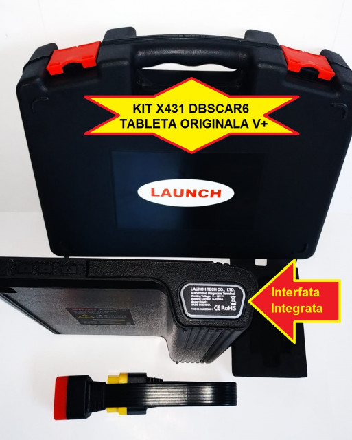 Nou Kit Tester Auto Launch Original Dbscar6 + Tableta noua Launch X431 ...