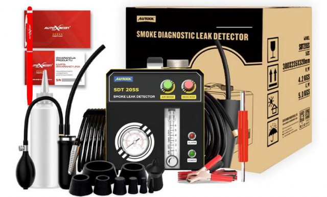Tester auto Autool SDT205s Detectie scurgere fum turisme si camioane ...