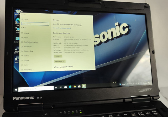 Laptop Militar Toughbook Panasonic CF-54 mk1/mk2, i5-5300U, 8GB DDR3 ...