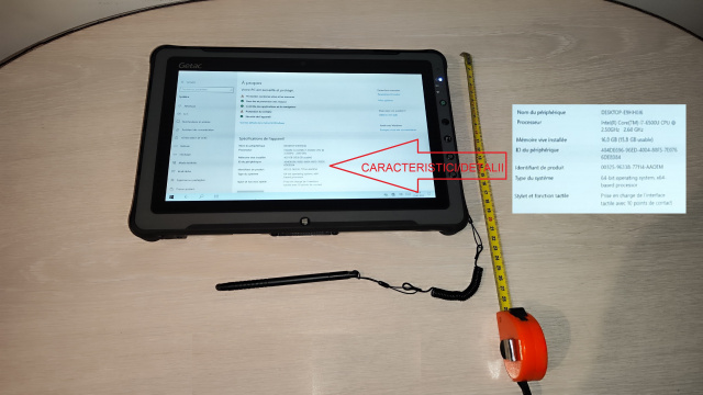 Tableta Militara Getac F110, 11.6 inch, 4G LTE, Intel Core i5/i7, 4/8 ...