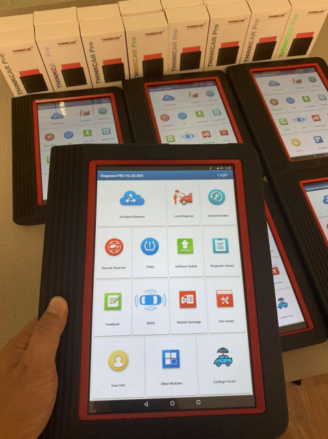 Tableta originala Launch X431 PRO 10.1 inch, thoughbook, antisoc ...