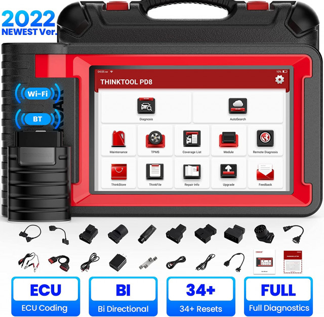 Promotie: Tester auto profesional THINKCAR Bi-Directional THINKTOOL PD8 ...
