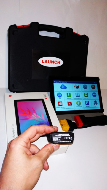 Kit Interfata Auto LAUNCH PRO5S X431 Easydiag + Tableta Huawei 10.1 ...