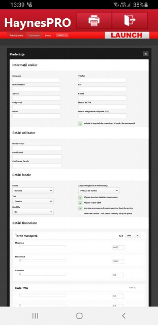 Promotie ! HaynesProLaunch Professional Workshopdata X431 pentru 12 luni+12 Luni, full acces ...