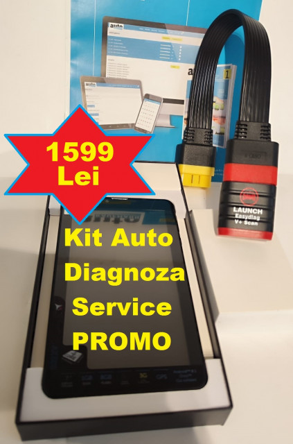 PROMOTIE Kit Interfata Auto LAUNCH V+ Tableta 7 inch Inclusa, Limba ...
